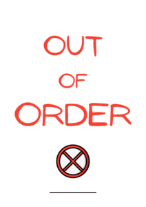 Free, Printable Out of Order Signs (6 different versions) - Printerfriendly