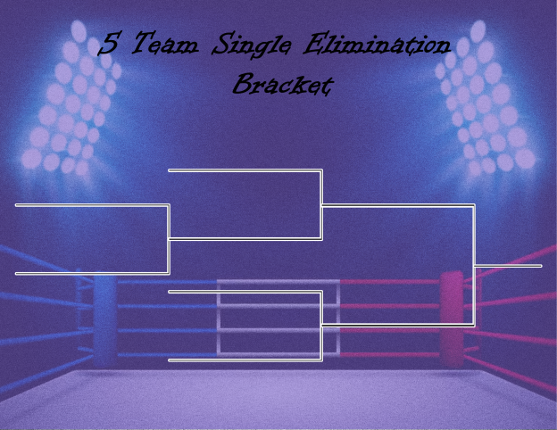 Free printable 5 team single elimination bracket - Printerfriendly