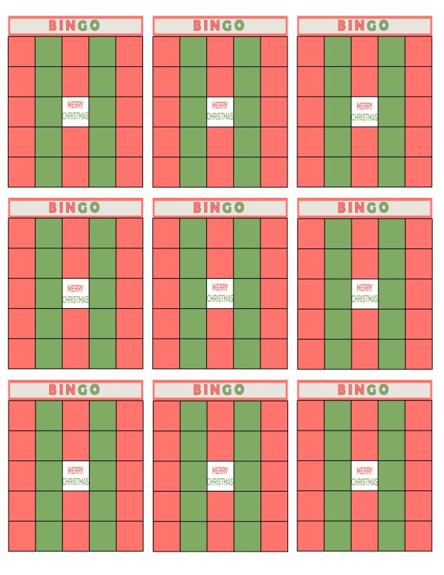 Christmas Bingo Printable: Perfect for Family Fun - Printerfriendly
