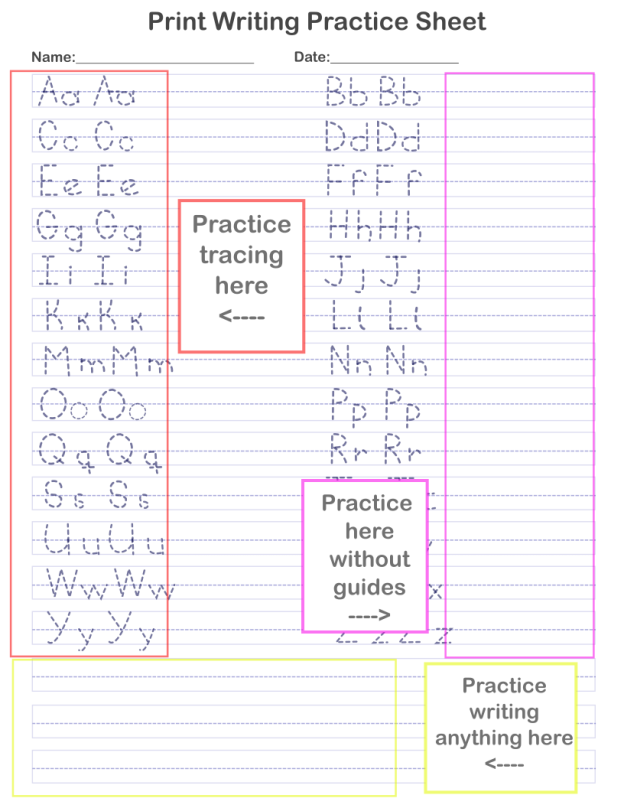 Print Handwriting Worksheets for Children (PDF Free Download ...