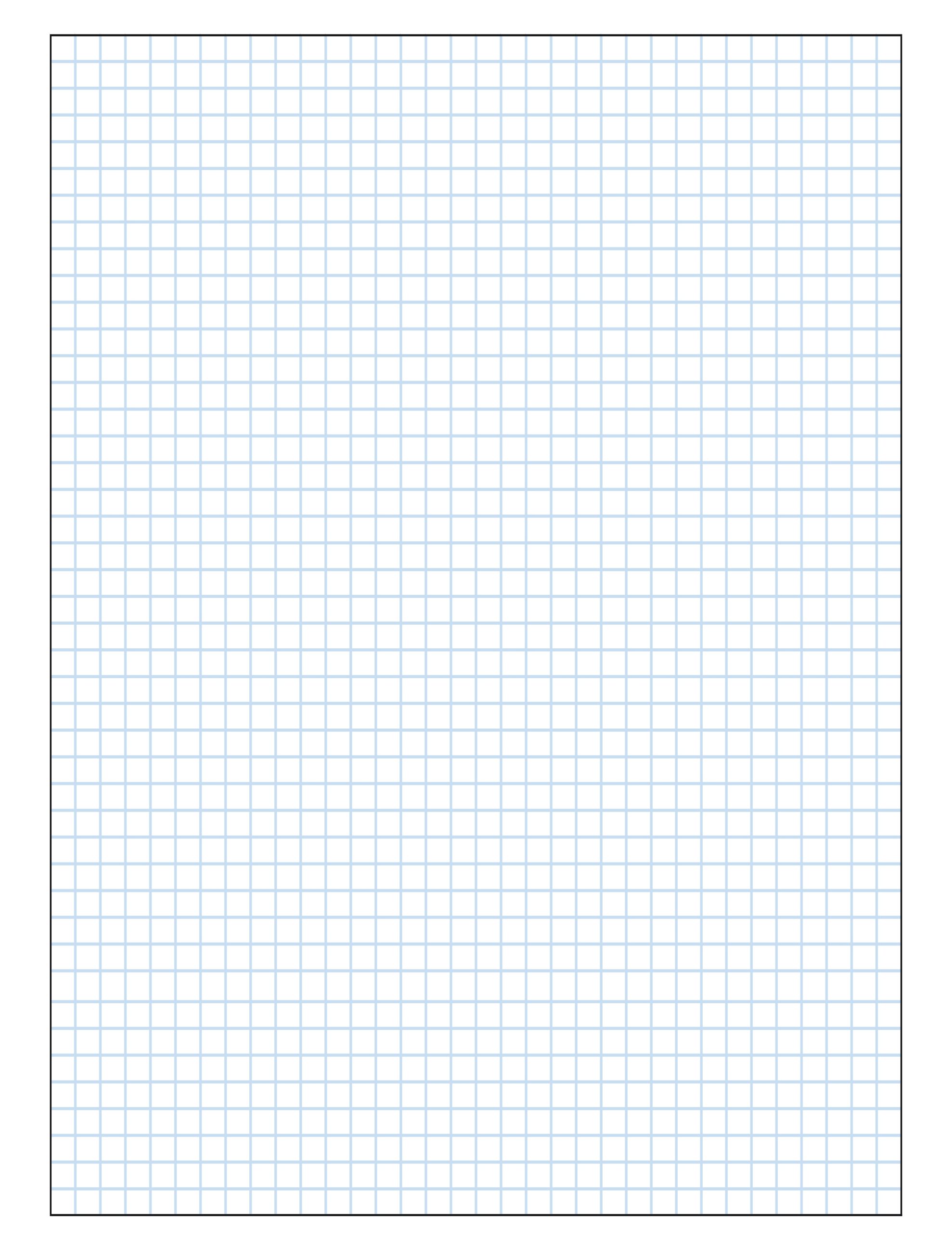 Unleash Your Inner Engineer With Our 1/4 Inch Graph Paper - Printerfriendly