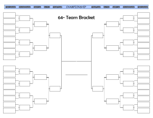 Free, Printable 64-Team Bracket for March Madness - Printerfriendly