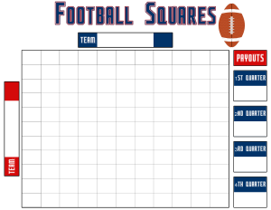 Printable Football Squares for College Football Championships and NCAA ...