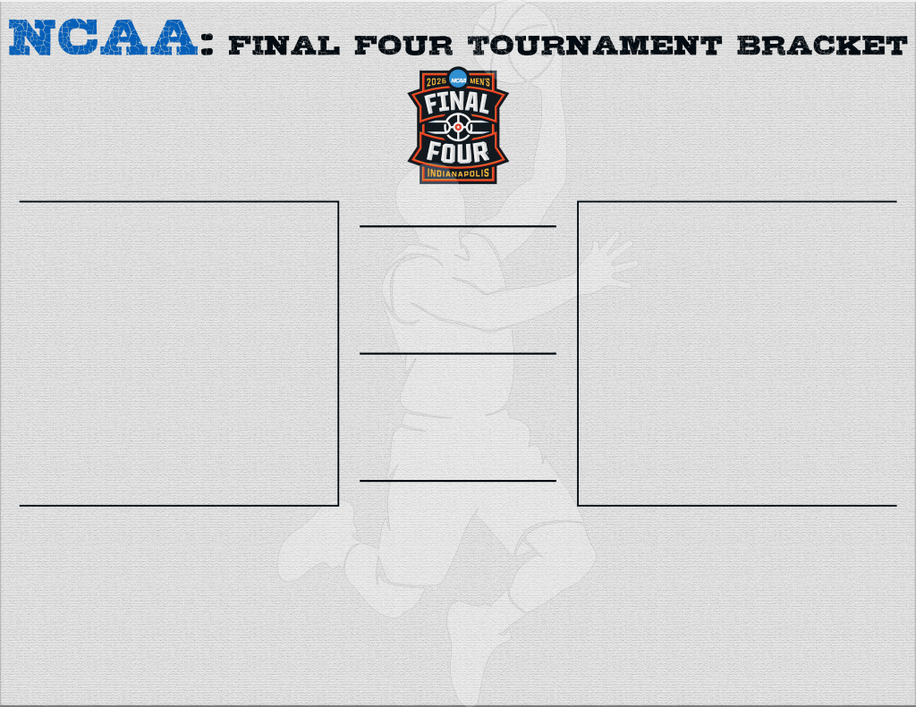 Printable, Free Final Four Bracket Template for NCAA March Madness ...